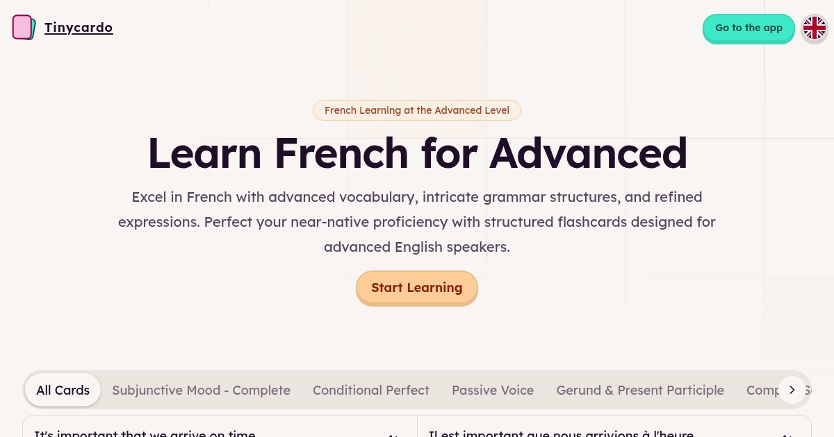 Learn French for Advanced - Master Complex French
